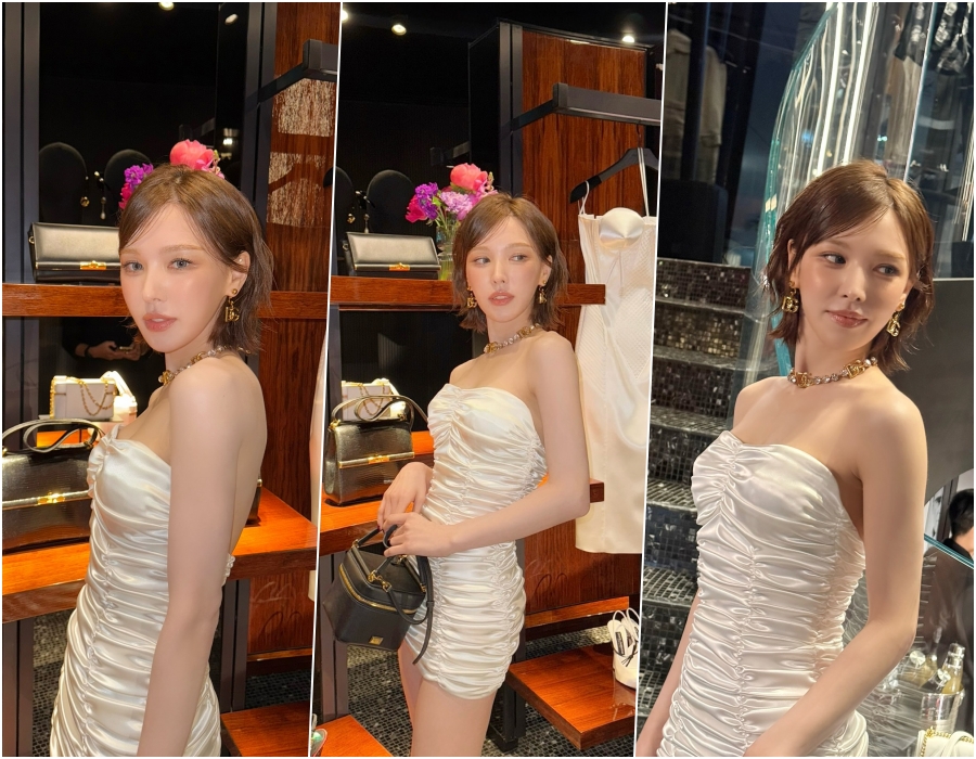 웬디, SM 나가더니 더 과감해졌네…튜브톱 원피스에 은근한 볼륨감 자랑-pickcon