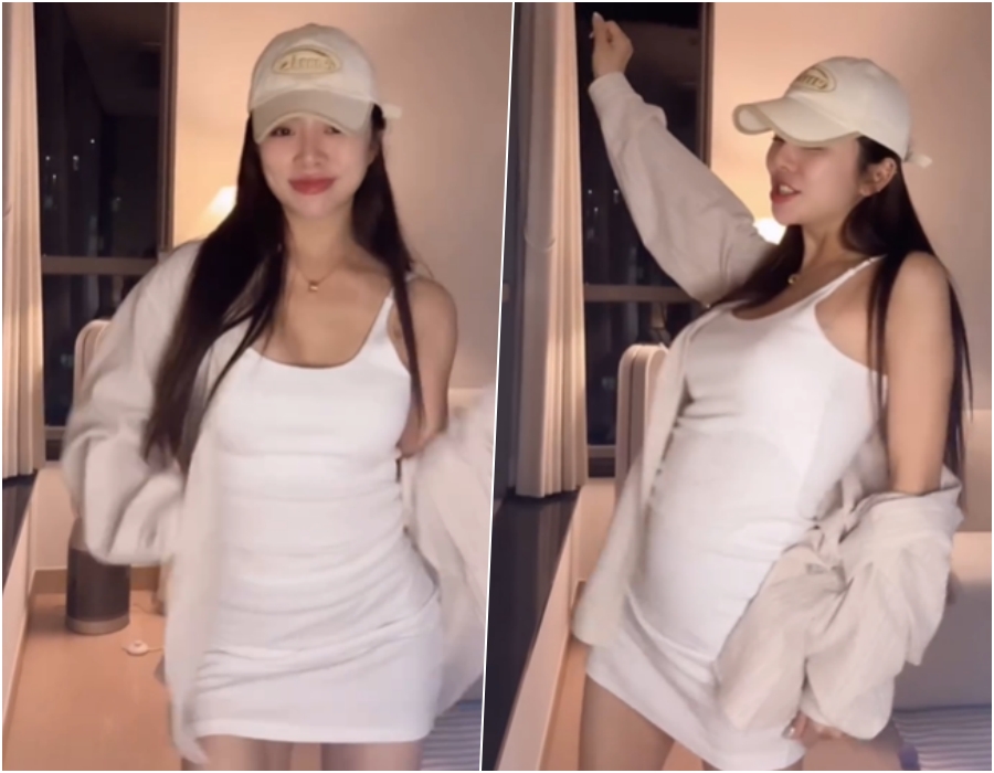 설하윤, "컨디션 회복" 하자마자 댄스 삼매경…춤선에 돋보이는 S라인-pickcon