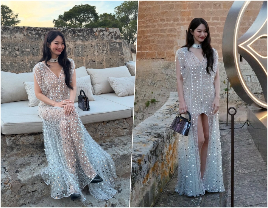 신민아, 파격적인 전신 시스루 드레스…원조 베이글녀 다운 S라인 몸매-pickcon