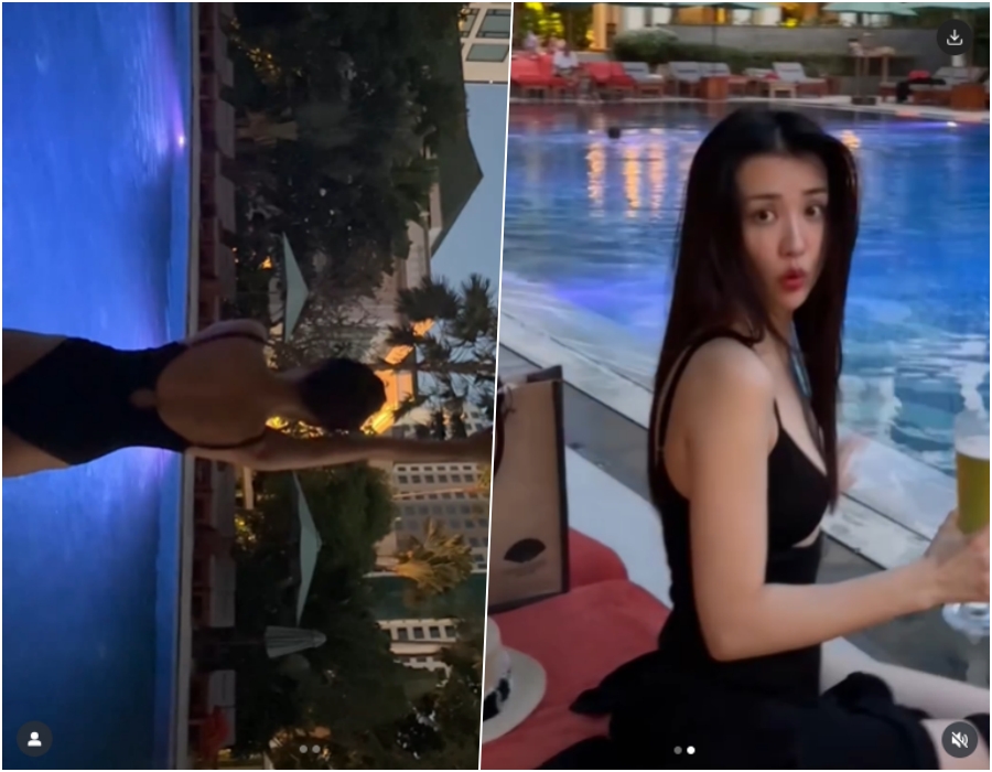 박하선, 수영복 뒤태 美쳤다…완벽 S라인 뽐내며 "수영 좋아 (류)수영"-pickcon