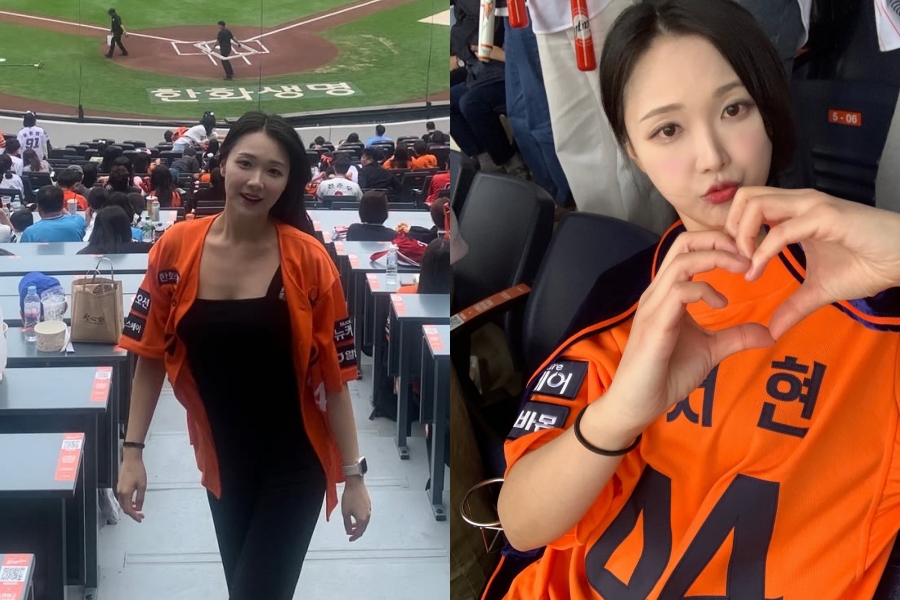 심효정 아나운서, 야구 유니폼 풀어 헤치니 드러난 S라인…승리 요정 자태-pickcon