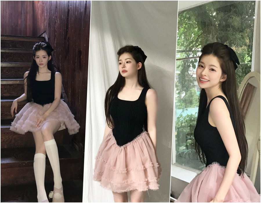 유혜원, 41kg 여리여리한 자태로 소화한 발레코어룩…베이글녀 그 자체-pickcon