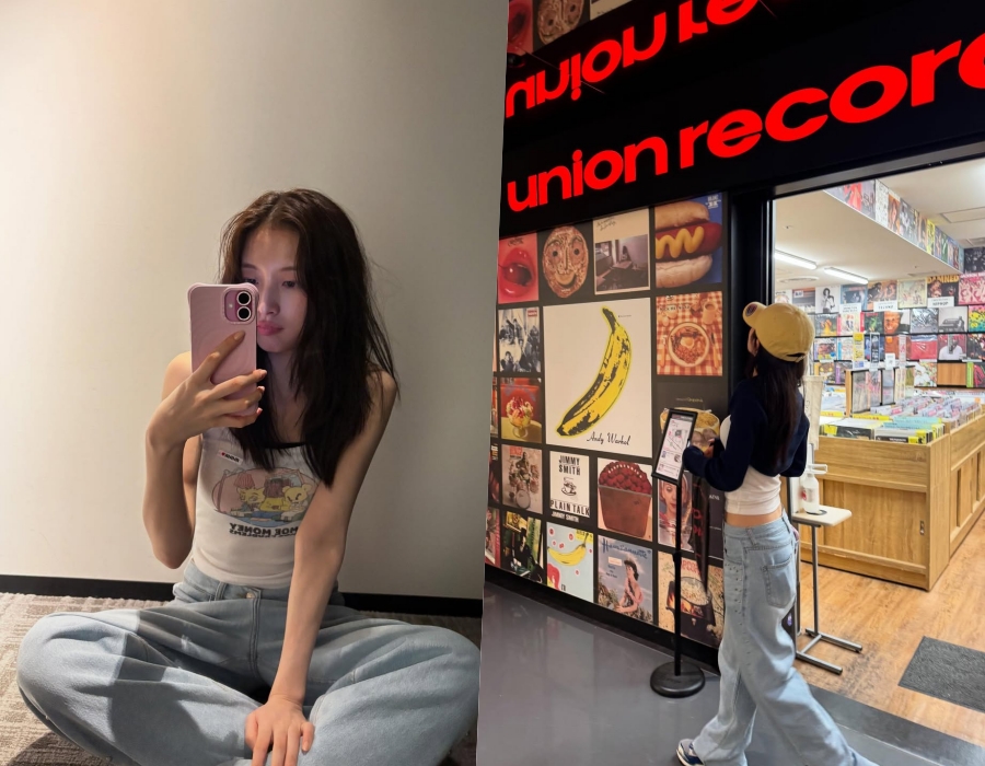 오마이걸 아린, 골반여신이었네…핏 하나로 끝낸 Y2K 룩-pickcon