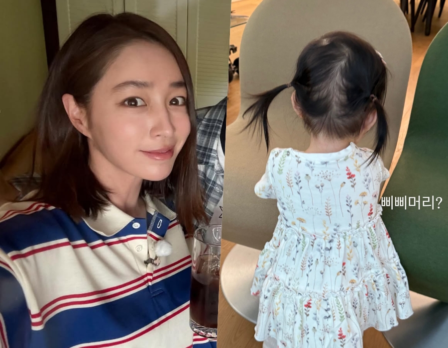 '이병헌♥' 이민정, 러블리 딸 공개…"삐삐머리?"-pickcon