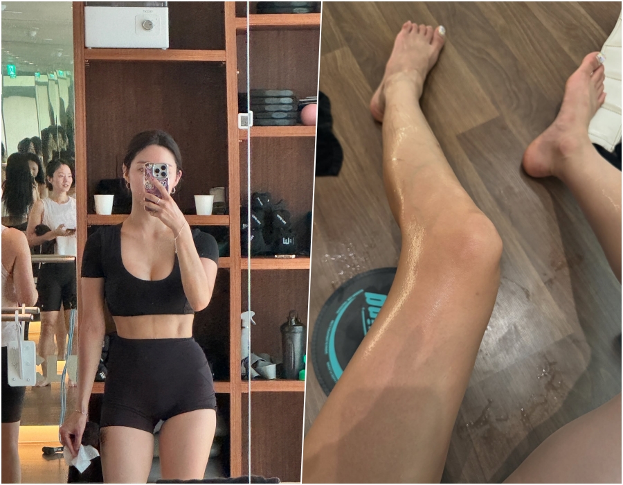 한그루, '돌싱' 되더니 갈수록 과감해지네…브라톱에 드러난 완벽 S라인-pickcon