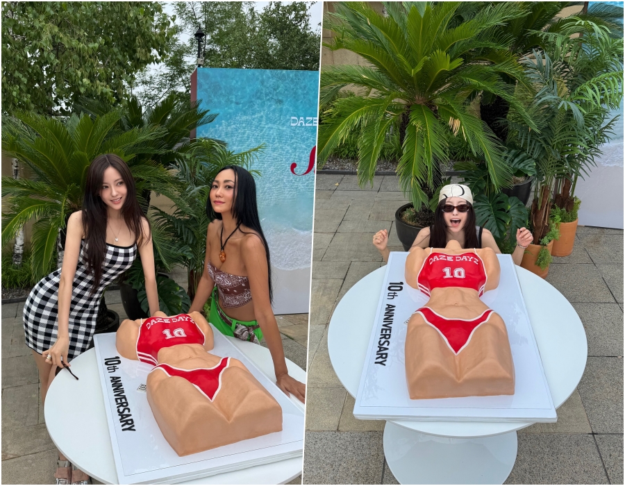 티아라 효민, 딱 붙는 원피스 입고 핫한 몸매 자랑…완벽히 그린 듯한 S라인-pickcon