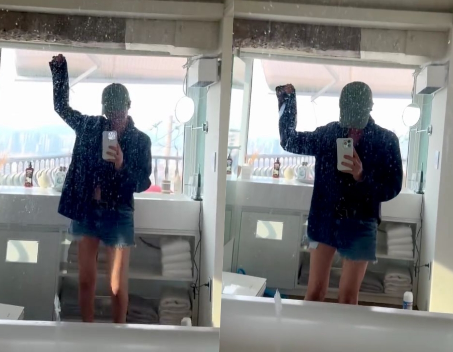 김혜수, 50대 절대 안 믿겨…청청패션 입고 웨이브 '갓혜수' 존재감-pickcon