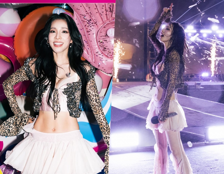 2NE1 산다라박, '워터밤' 무대 달군 핫한 자태…39kg 안 믿기는 볼륨감-pickcon