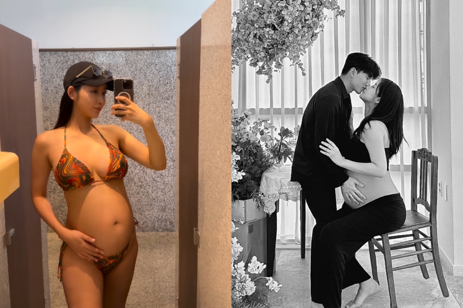 유다연, 출산 임박 D라인…만삭 화보서 ♥한정민과 달달 입맞춤-pickcon