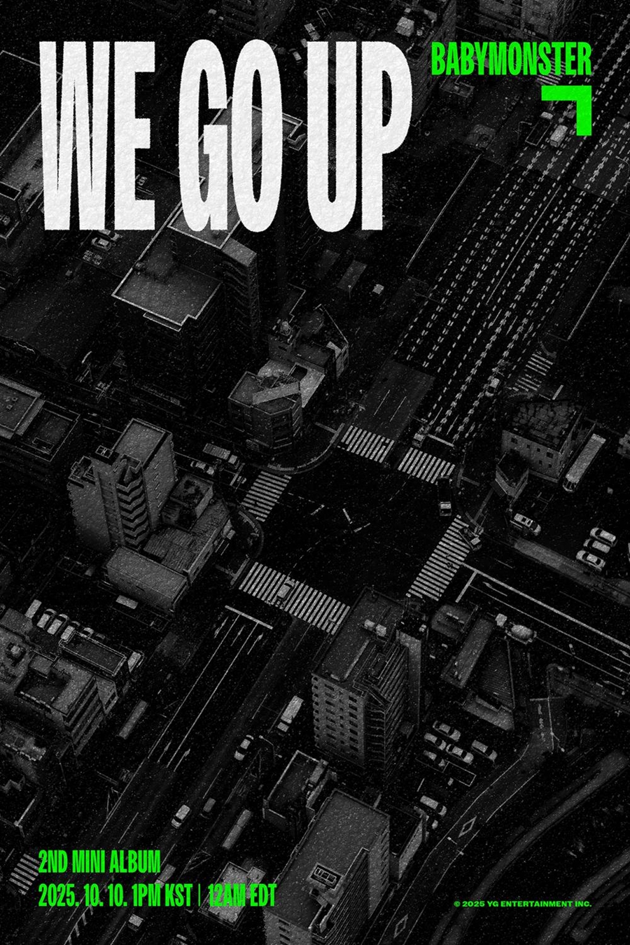 베이비몬스터, 10월 10일 컴백…강렬한 에너지 돋보이는 힙합 'WE GO UP'-pickcon