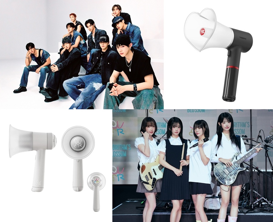 "변경 요청" vs "문제 없다"…QWER, 더보이즈와 응원봉 유사성 논란 [핫토PICK]-pickcon