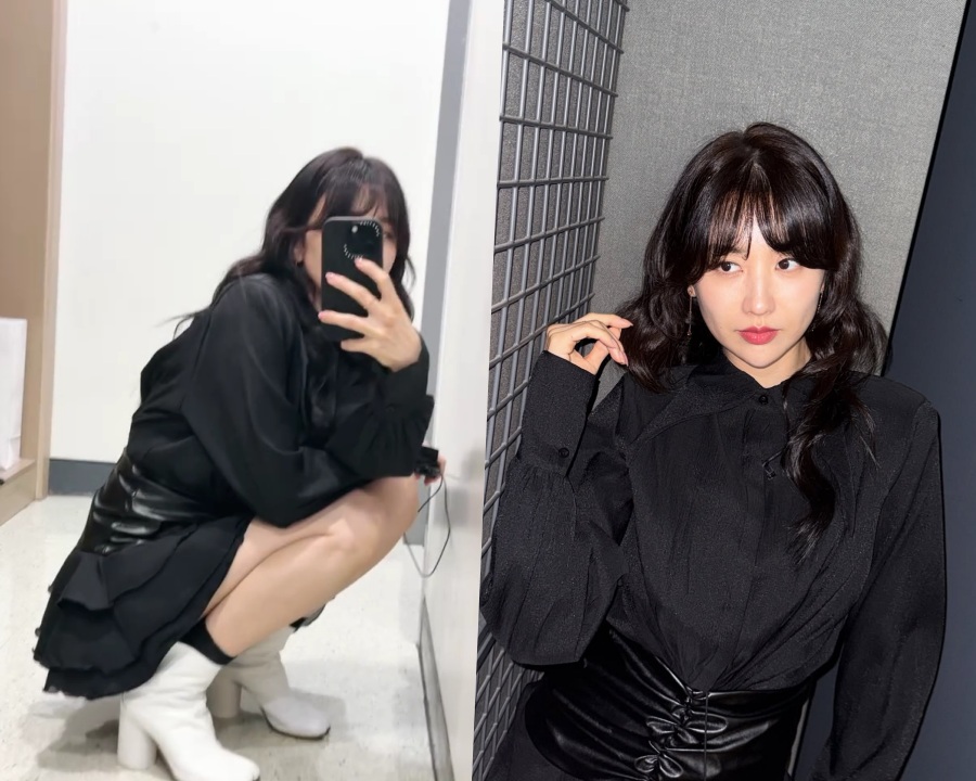 '♥류수영' 반할 만…박하선, 아슬아슬 치마에 치명적 각선 美-pickcon